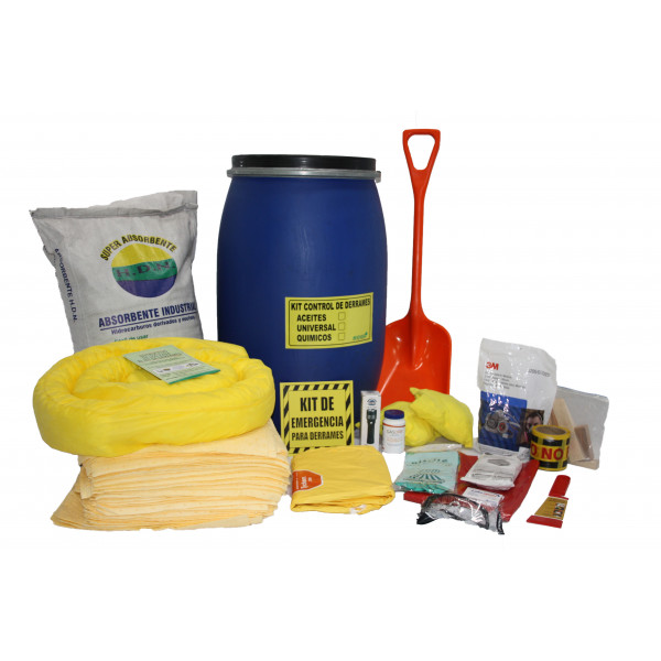 Kit Derrames, para hidrocarburos, ácidos, químicos, electromanfer