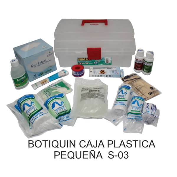 Botiquín Caja Plástica Pequeña Tipo A Electromanfer